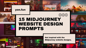 15+ Midjourney Website Design Prompts for Your Inspiration